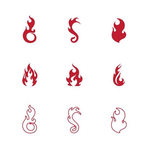 Premium Vector Fire Flame Logo Vector Illustration Desig
