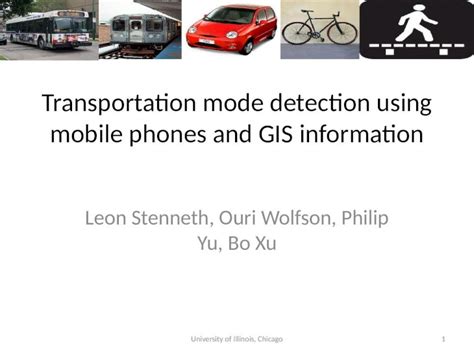 Pptx Transportation Mode Detection Using Mobile Phones And Gis Information Leon Stenneth Ouri