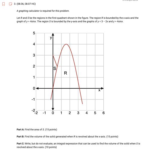 Solved A Graphing Calculator Is Required For This Problem Chegg