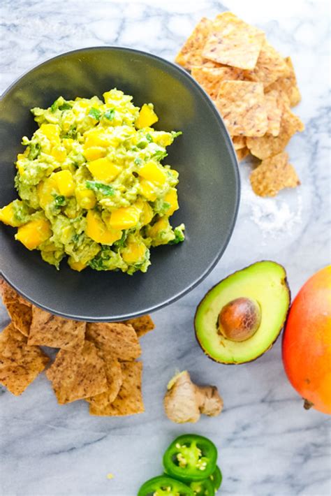 Spicy Mango Ginger Guacamole Natalie Paramore