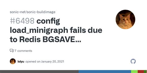 Config Load Minigraph Fails Due To Redis Bgsave Already In Progress Issue Sonic Net