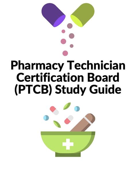 Ptcb Exam Study Guide Digital Etsy