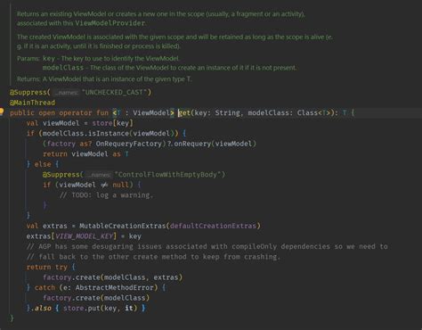 android using viewmodelprovider get with key results in