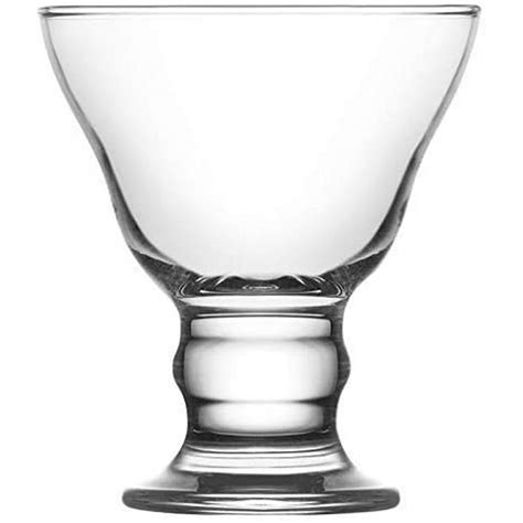 Madison Orion Clear Glass Footed Ice Cream Bowls 875 Ounce Dessert