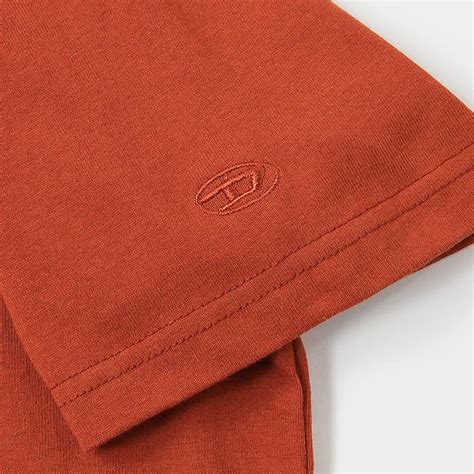【楽天市場】 Diesel ディーゼル メンズ ウォータープリント スリムフィット コットン 半袖tシャツ カットソー【t Diegor C4】【サイズm】【ブリックブラウン】die M T