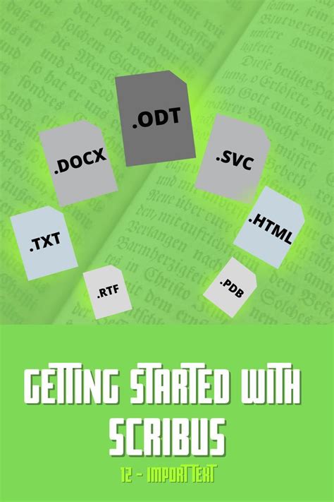 learn to import text into scribus fro an external source scribus is a free alternative to adobe