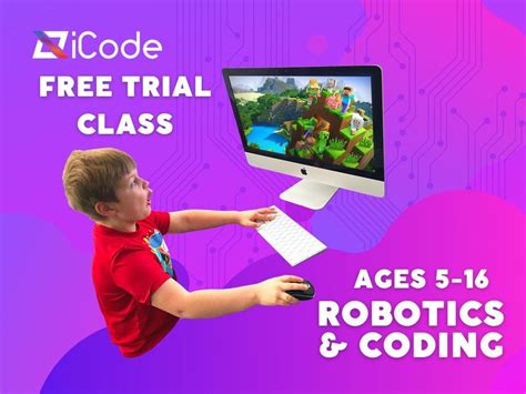 Free Trial Coding Class Robotics And Coding Ages 5 16 Icode