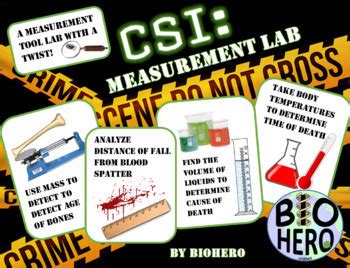 CSI Measurement Lab Stations By BioHero Teachers Pay Teachers