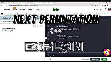 Next Permutation In C Youtube