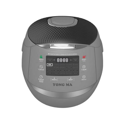Jual Yong Ma Magic Com Smc 0037 Digital Rice Cooker 2 Liter Shopee Indonesia