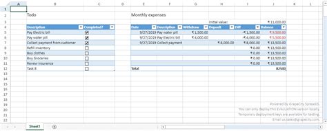 Spreadjs V13 Table Enhancements Spread