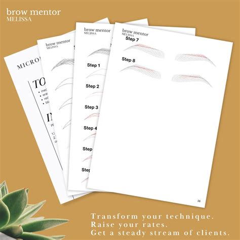 S Pattern 2 Step By Step Microblading Pattern Microblading Stroke Pattern Template Phibrows