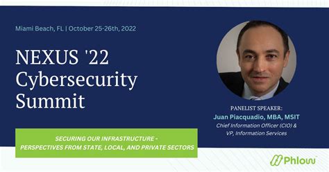 Phlow On Linkedin Nexus 22 Cybersecurity Summit