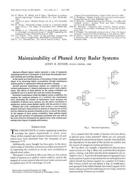 PDF Maintainability Of Phased Array Radar Systems DOKUMEN TIPS