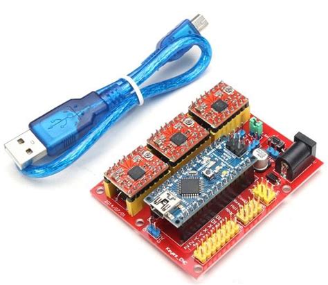 Kit Arduino Cnc Shield Para Construção De Máquina Cnc Com Arduino Nano