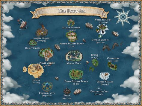 Complete Blox Fruits Map Update 24 All Islands Locations Quests
