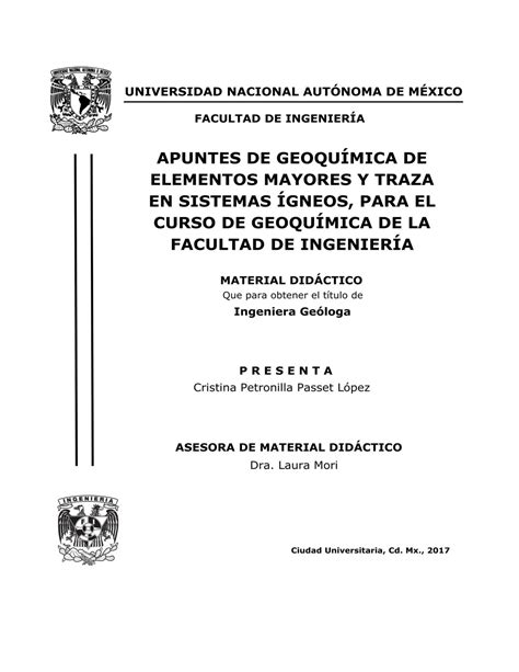 Tesis Apuntes Geoquimica Warning Tt Undefined Function 32