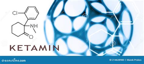 Ketamine Dissociative Ketamine Chemical Formula Molecular Structure