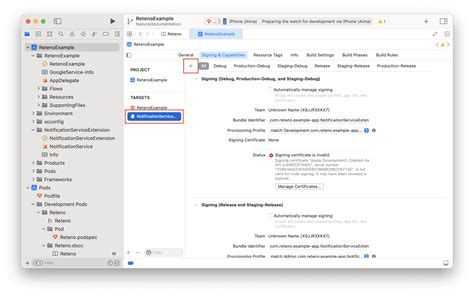 react native ios sdk setup