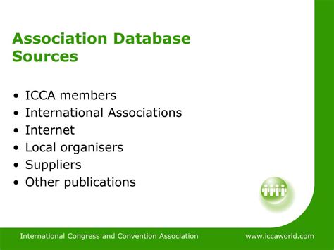 Ppt Icca Association Database Powerpoint Presentation Free Download