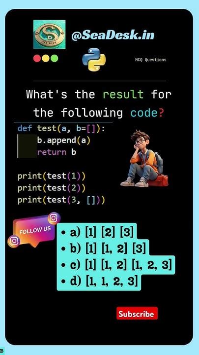 Python Mcq Day84 Python Mcq Practice Code Interviewpractice Trending Shorts