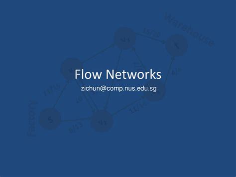 Ppt Flow Networks Powerpoint Presentation Free Download Id2509599