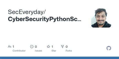 Github Seceverydaycybersecuritypythonscripts