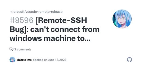 Remote Ssh Bug Cant Connect From Windows Machine To Ubuntu · Issue