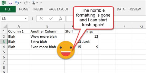 Step 002 How To Clear All Formatting How To Excel