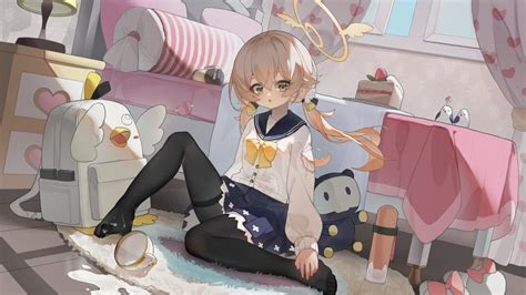 Hifumi Peroro And Skullman Blue Archive Drawn By Kelemimi Danbooru