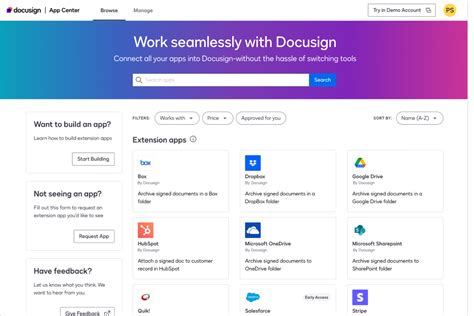 Docusign App Center Docusign