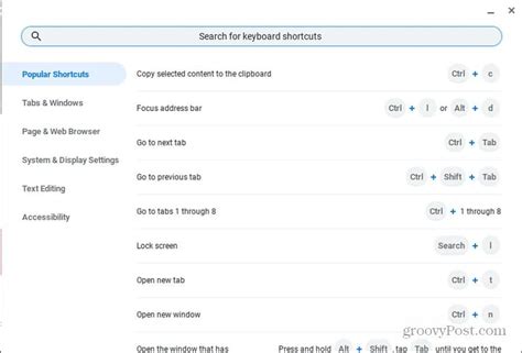 Chromebook Keyboard Shortcuts The Ultimate Guide