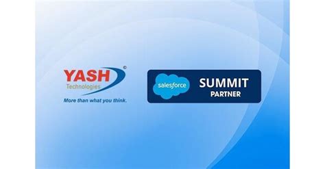 Yash Technologies A Global Consulting Firm Achieves The Coveted Salesforce Summit Platinum