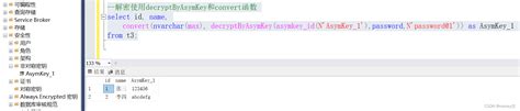 Mssql数据加密解密sql 解密 Csdn博客