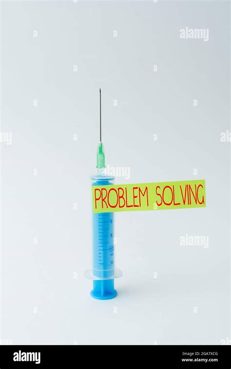 Conceptual Caption Problem Solving Business Concept Process Of Finding Solutions To Difficult
