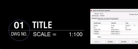 Drawing Title In Block Edited 2D DWG Block For AutoCAD Designs CAD