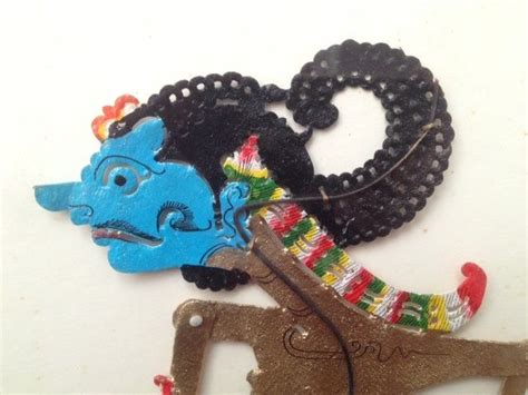 This Beautiful Indonesian Javanese Shadow Puppet Antasena Shadow Puppet Is Made From Hand