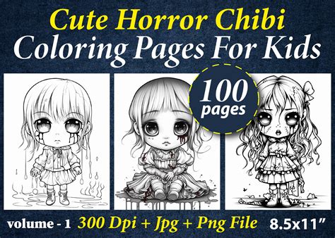 Horror Coloring Pages Cute 2025