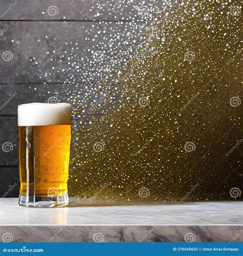 A Bubbly And Foaming Texture With Beer And Soda4 Generative Ai Stock Illustration
