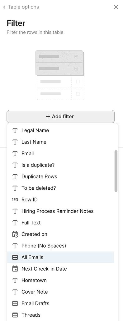 Column Sorting In Options Suggestion Box Coda Maker Community