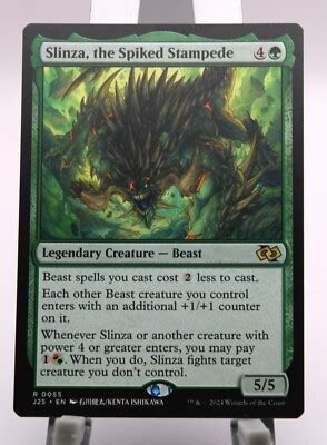 Mtg Slinza The Spiked Stampede Anime Foundations Jumpstart Regular