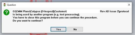 program pausing mid run prompt for protocol file being used by another