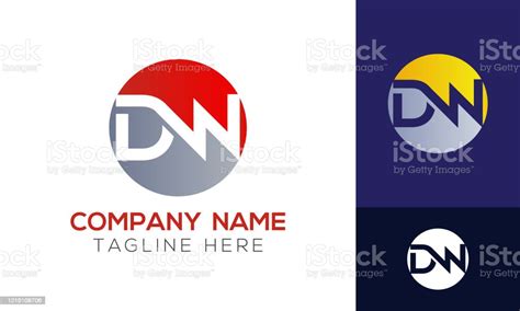 창조적 인 현대 비즈니스 타이포그래피 벡터 템플릿초기 Dw 편지 로고 크리에이티브 추상 편지 Dw 로고 디자인 알파벳 W에 대한 스톡 벡터 아트 및 기타 이미지 Istock