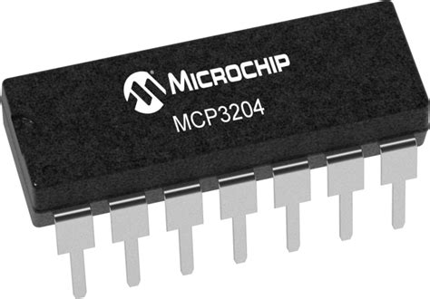 MCP3204 Mixed Signal Successive Approximation Register SAR A D Converters