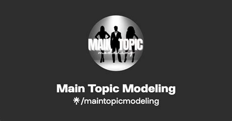 Main Topic Modeling Linktree