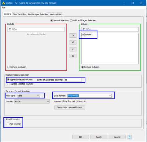 How To Convert 2 Date Format In One Knime Analytics Platform Knime