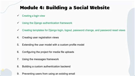 Mastering Django In 2023 Arabic Module 4 User Registration Youtube