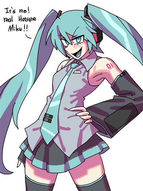 Hatsune Miku Vocaloid Drawn By Eddybird Danbooru