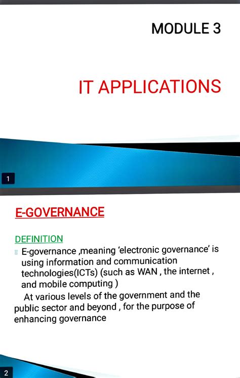 E Governance Electronic Governance Informatics For Computer