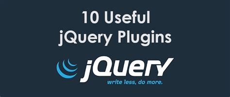 Top 10 Jquery Plugins To Create Functionality On Your Website Blog Michael Jacobsen Web
